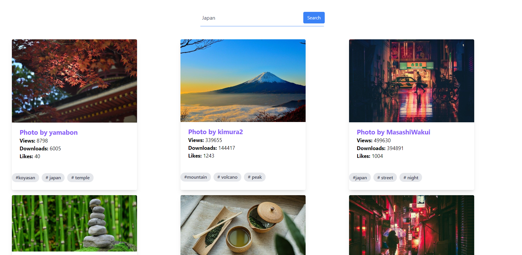 React Tailwind Image Gallery